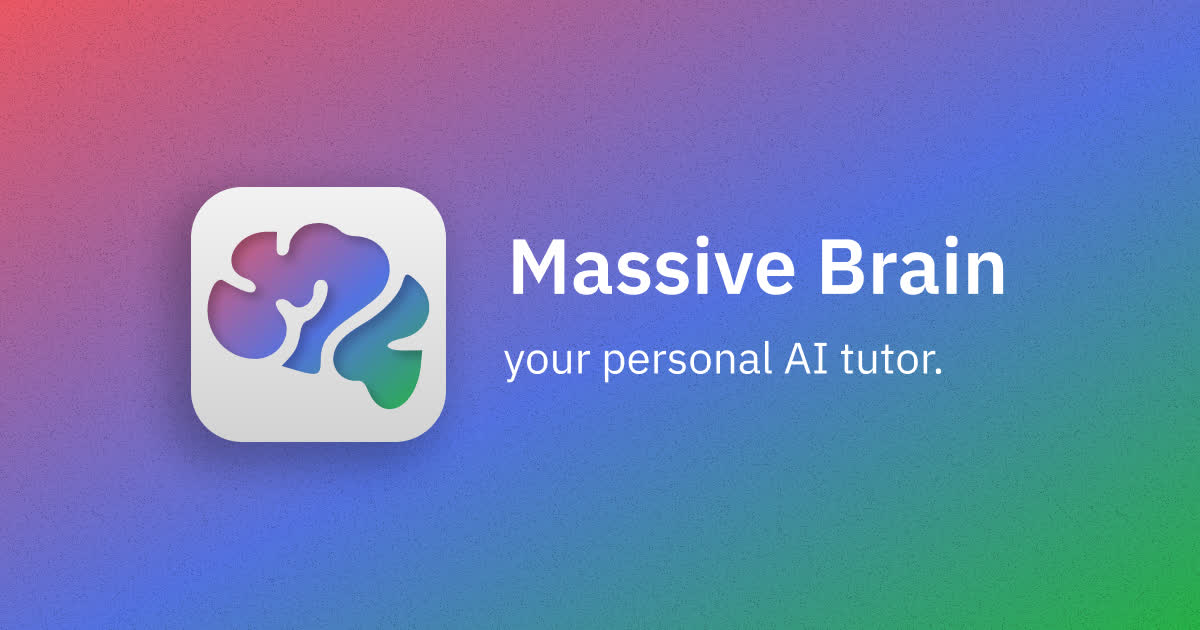 Massive Brain - Conversational AI Tutor for iPad
